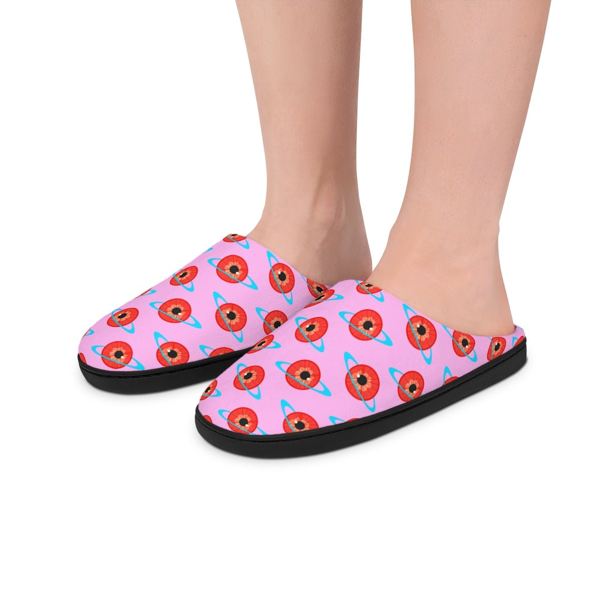 Eyeball Planet Print Slippers – HAYLEY ELSAESSER